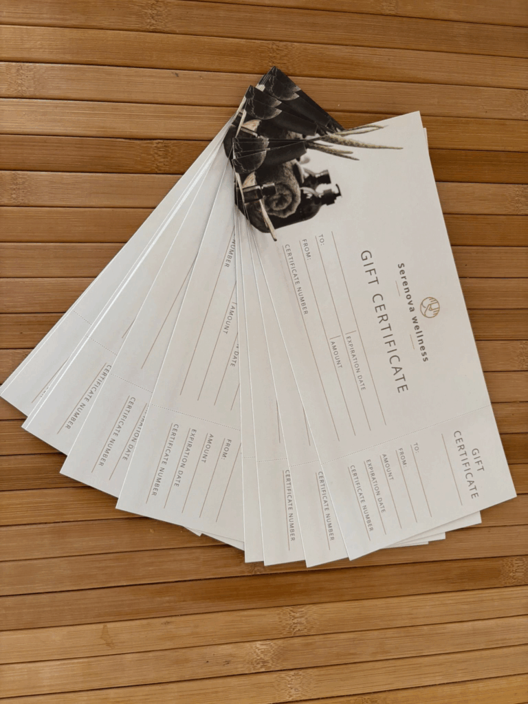 Wellness & Healing Gift Vouchers in Studley & Warwickshire, UK